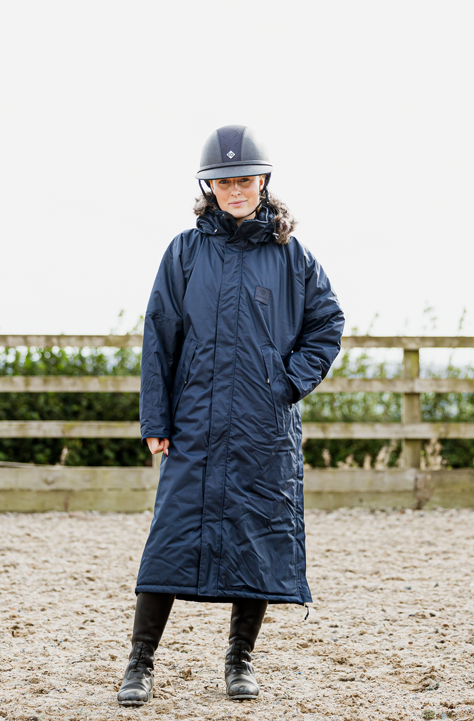 EQUIDRY Waterproof Winter Horse Riding Parka | Women's | Charcoal