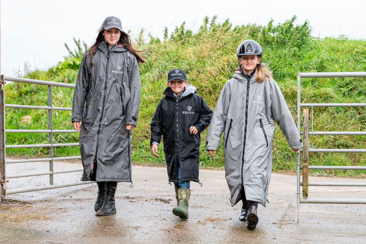 Original Children's | Thick Fleece | Grey/Pale Pink – EQUIDRY