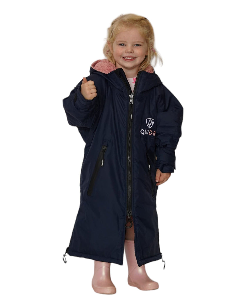 All Rounder Original Children's | Thick Fleece | Navy/Pale Pink