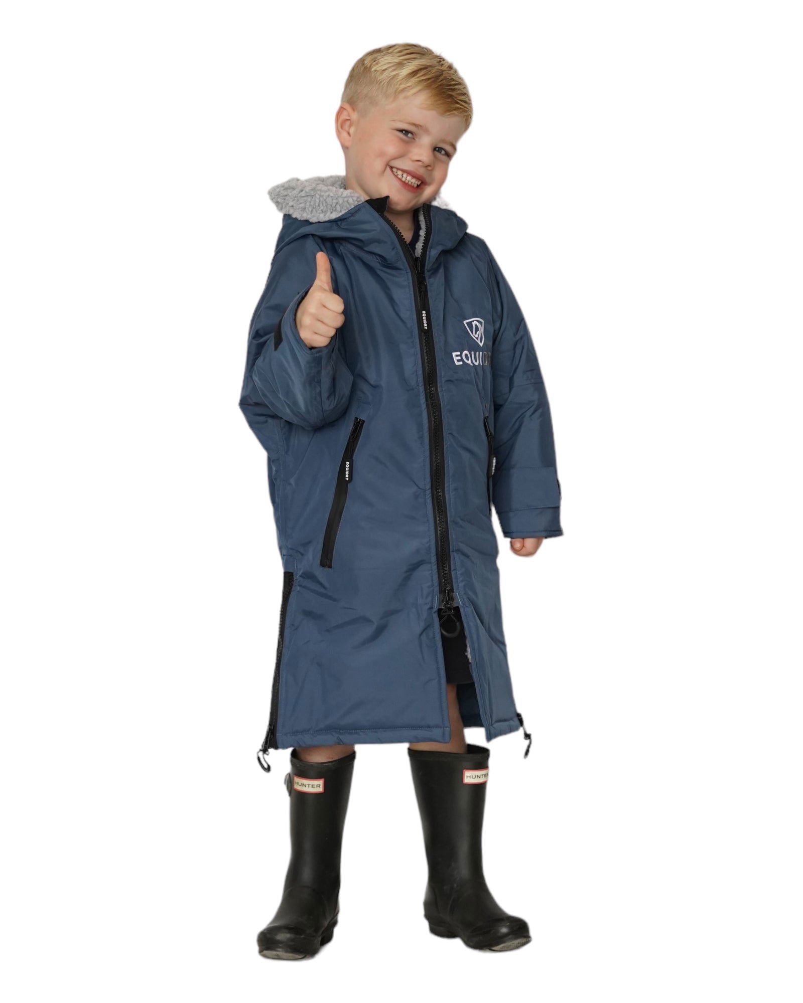 Original Children's | Thick Fleece | Steel Blue/Grey – EQUIDRY
