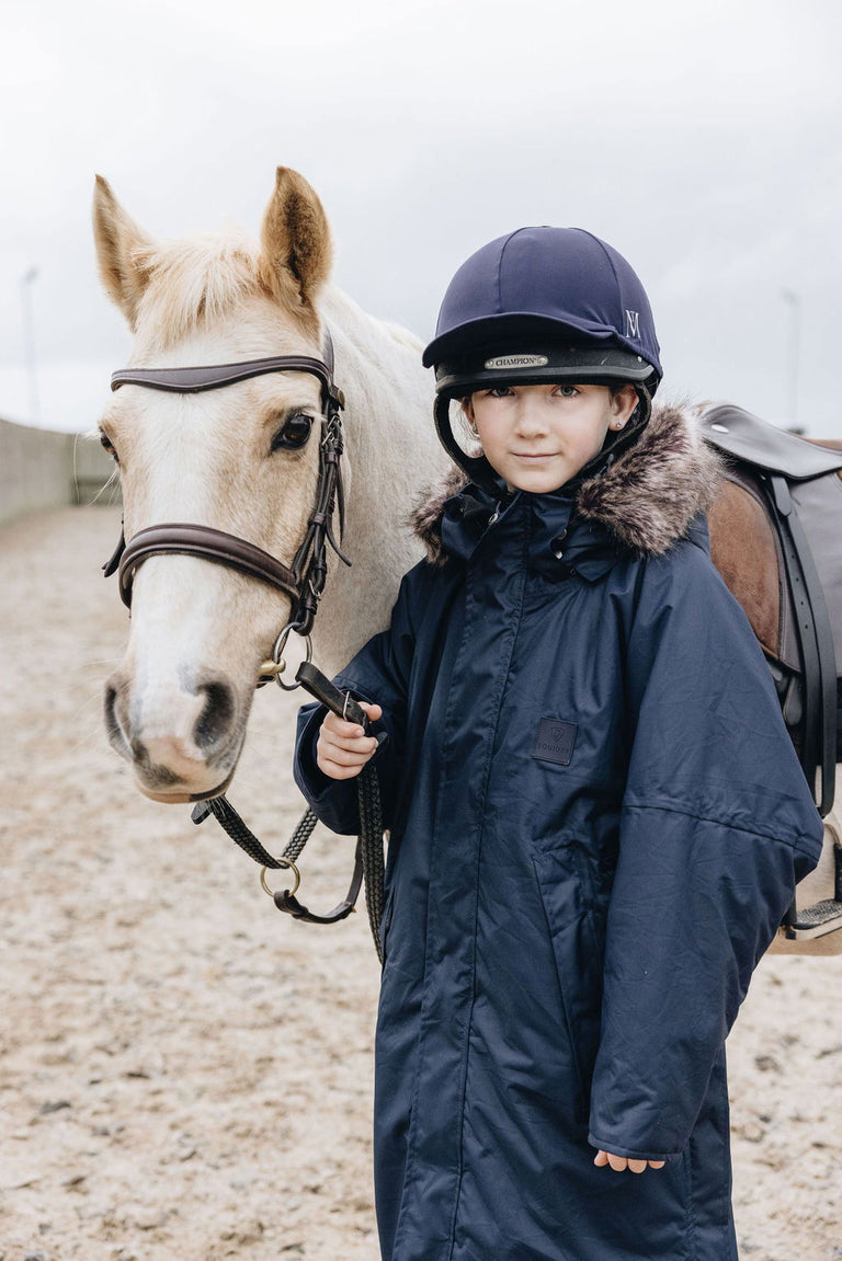 EQUIDRY Waterproof Winter Horse Riding Parka | Women's | Navy