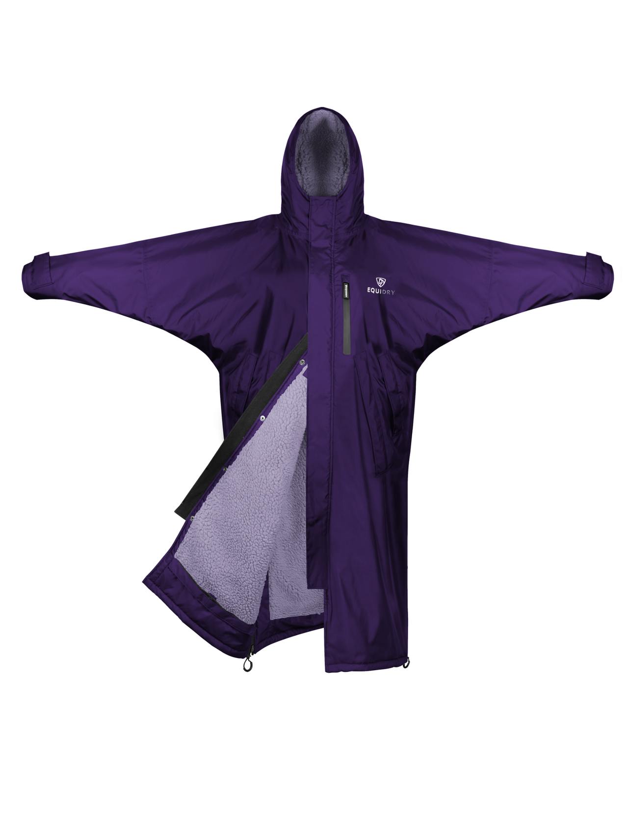 Women's Purple EQUIDRY Evolution: Advanced Waterproof Equestrian Coat