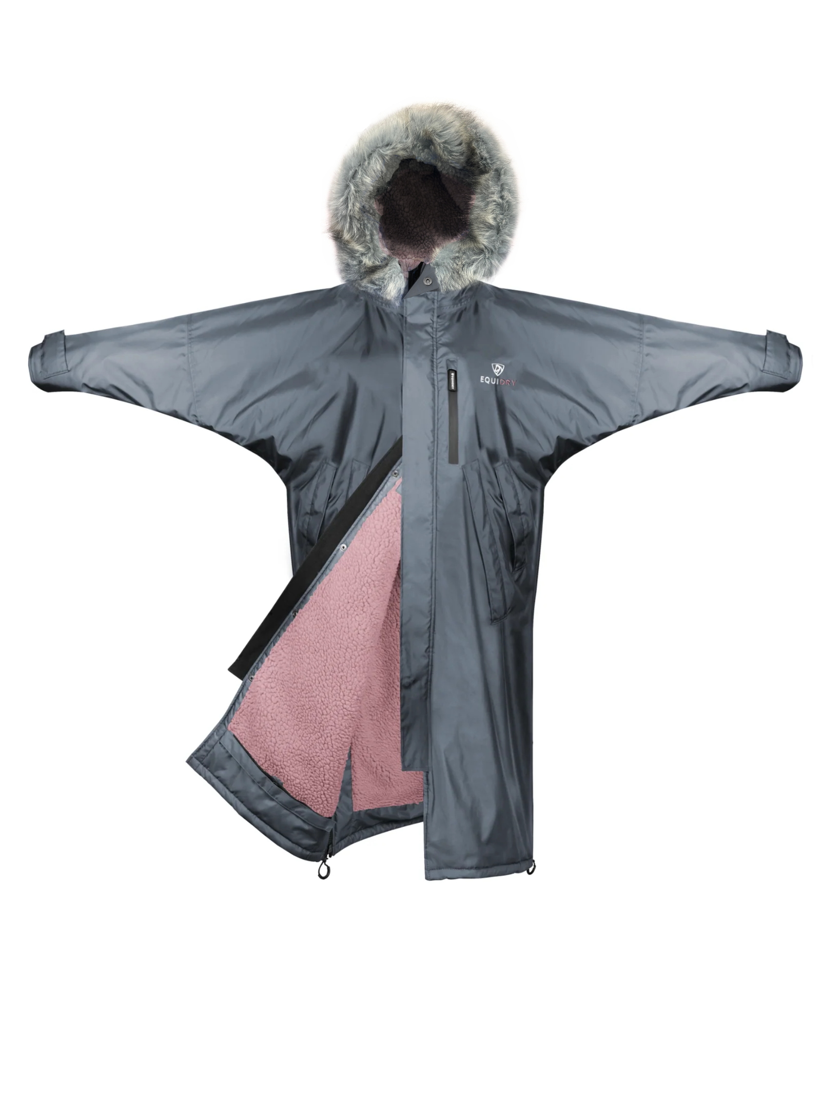EQUIDRY Evolution – Ultimate Waterproof Horse Riding Coat - Pale Pink