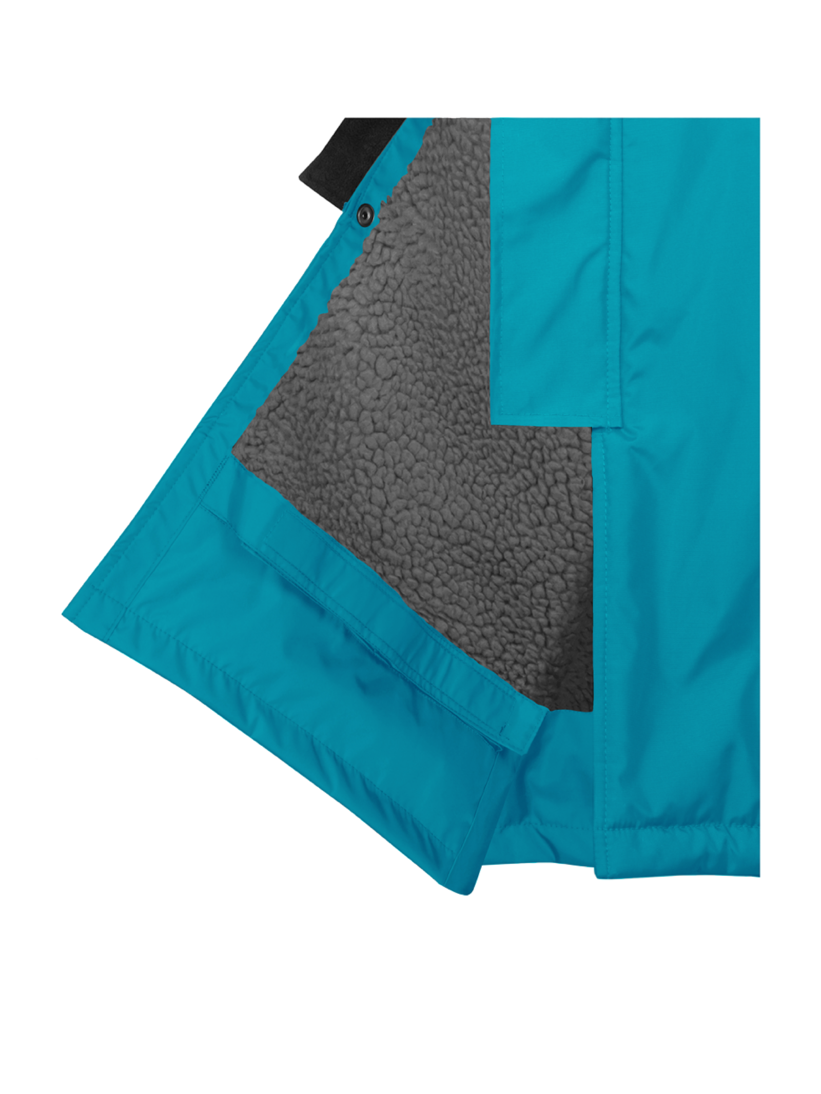 EQUIDRY Evolution – Turquoise Waterproof Horse Riding Coat with Fur