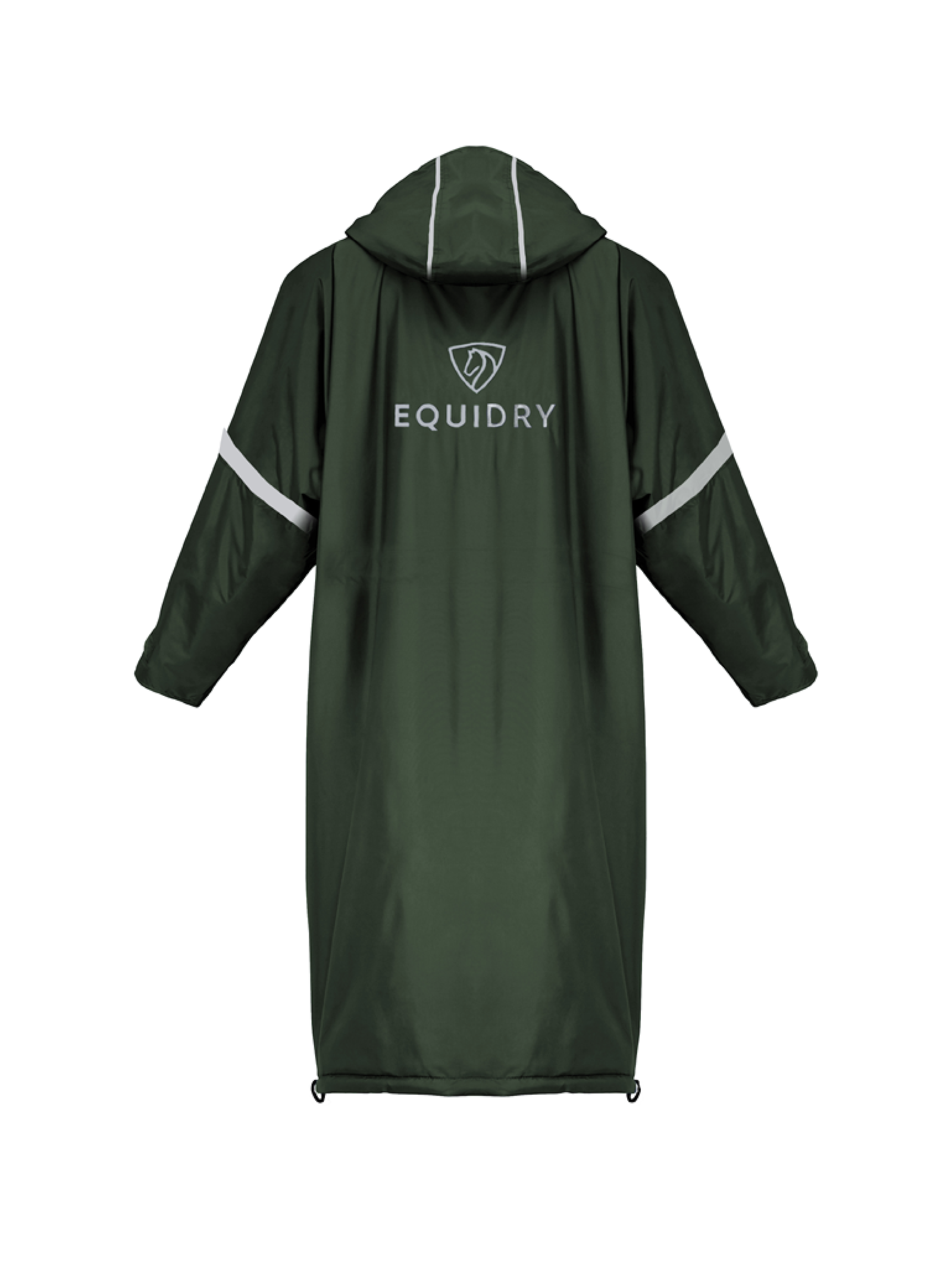 EQUIDRY | Child's Waterproof Hi Viz Horse Riding Coat | Green