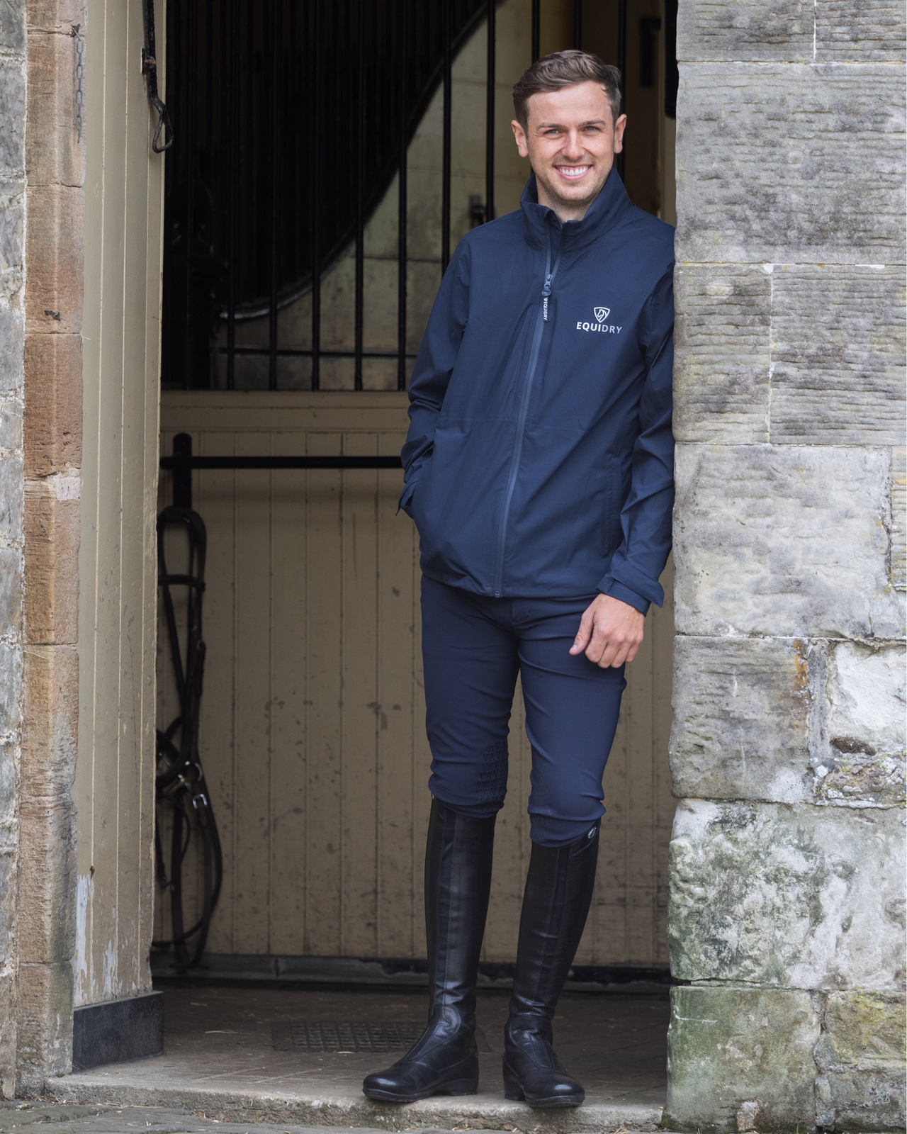 Nimbus Waterproof Pack Away Jacket | Men's | Navy – EQUIDRY