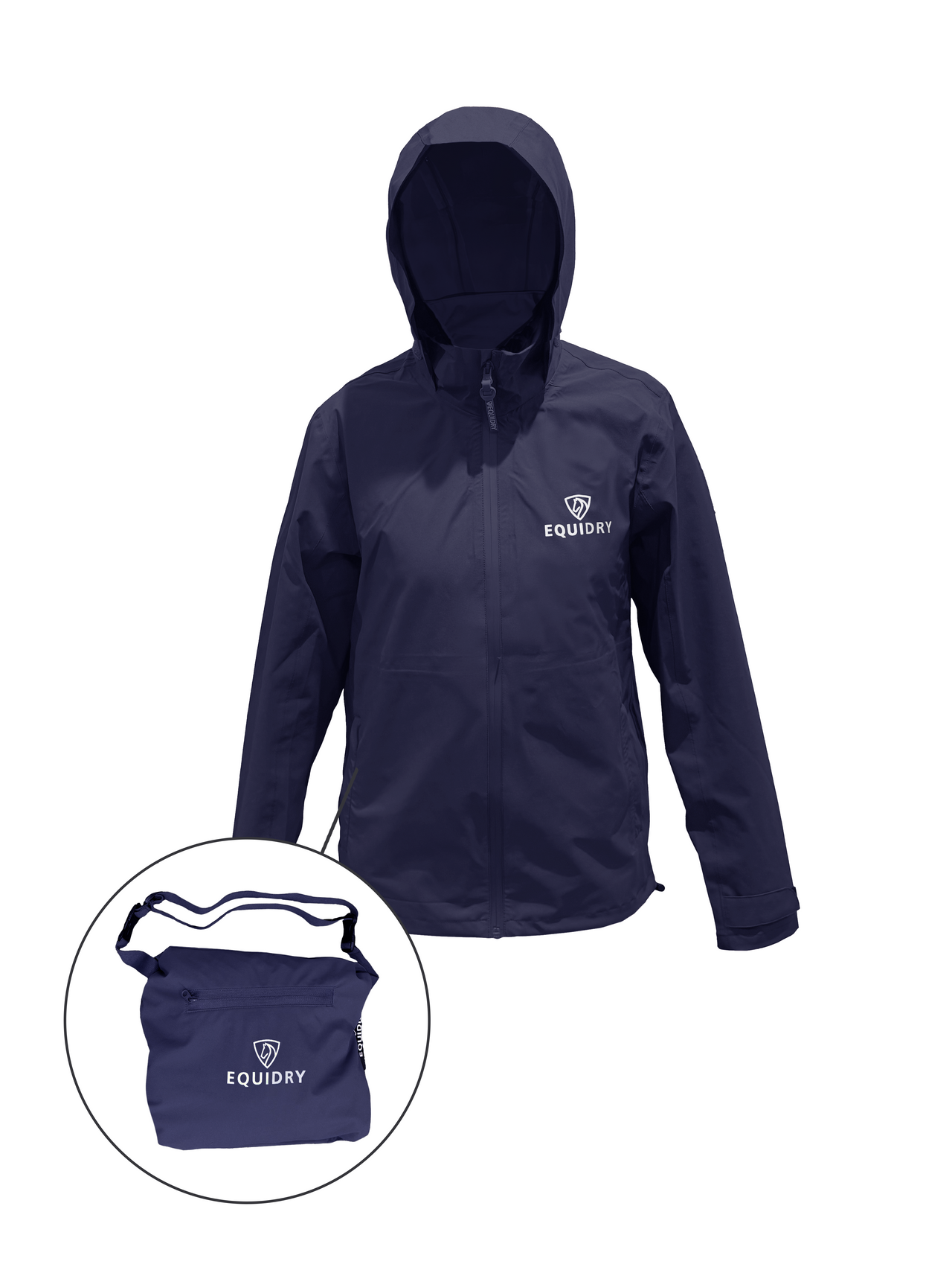 Nimbus Waterproof Pack Away Jacket | Men's | Navy – EQUIDRY