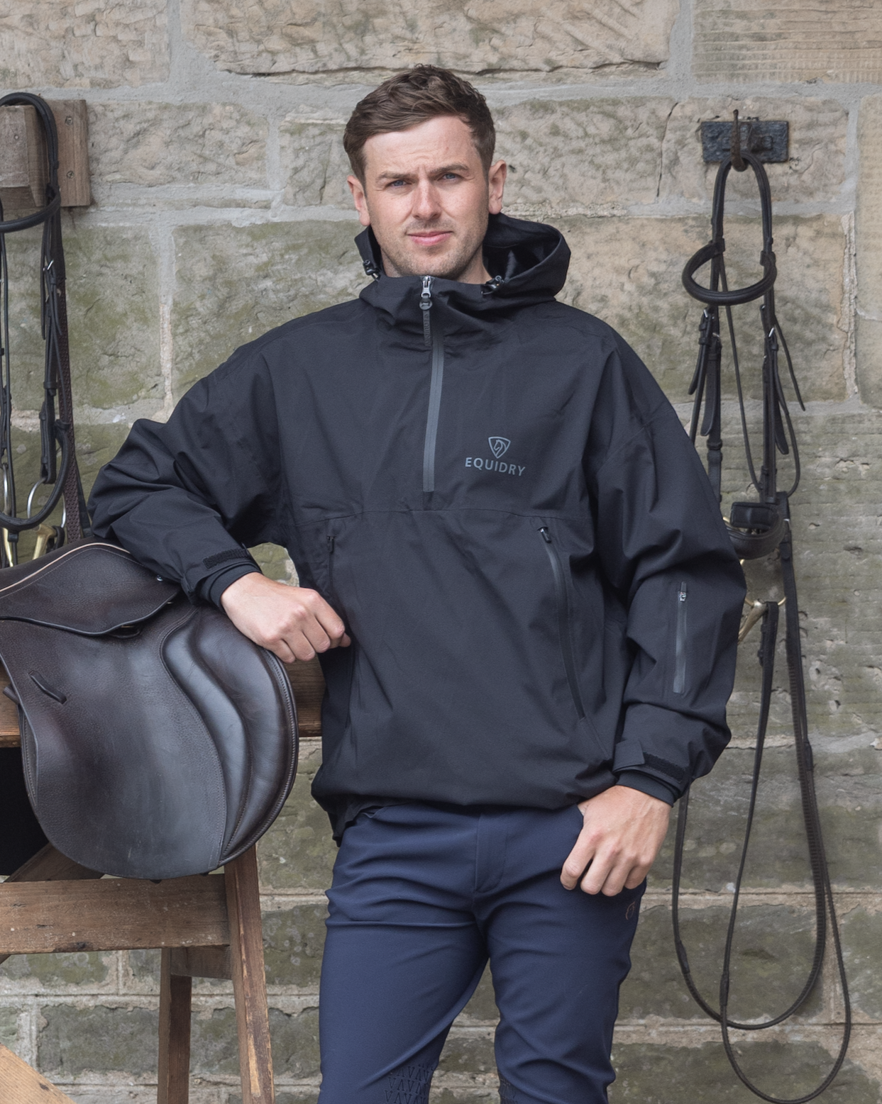 Waterproof Storm Smock | Men's | Black – EQUIDRY